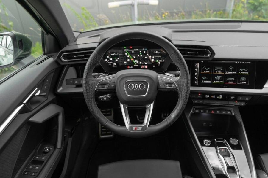 Green Audi A3 2026 in Vilnius, with an engine capacity of 1.50 L and mileage of 15 thousand km for 36000 €, photo 13 on AUTOMOTO.COM.LV