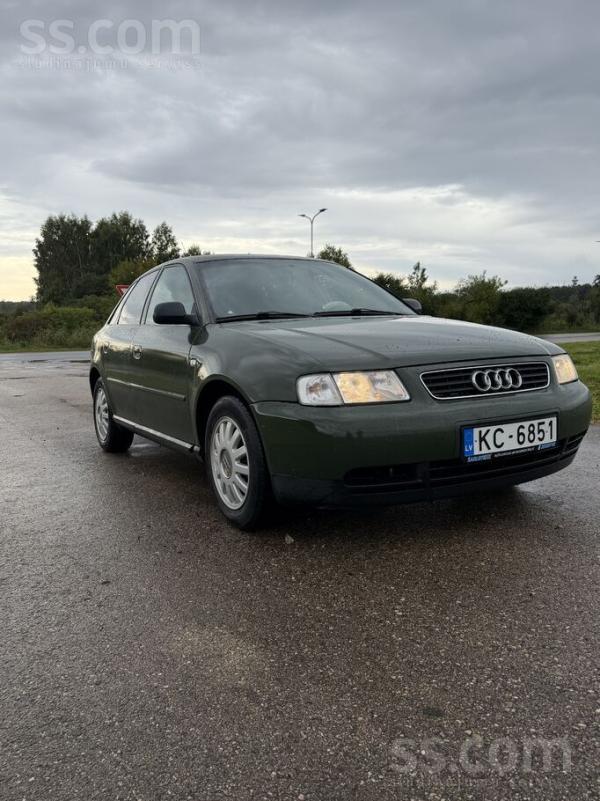 Ауди А3 1999 в Рига на AUTOMOTO.COM.LV Зеленый Ауди А3 1999 в Рига, объемом двигателя 1.60 л и пробегом 267 тыс. км за 1500 €, фото 3 на AUTOMOTO.COM.LV