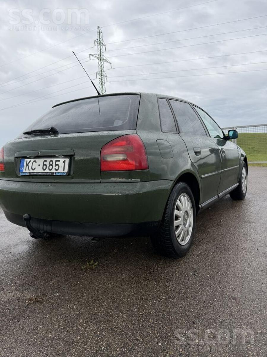 Zaļš Audi A3 1999 Rīga, ar dzinēja tilpumu 1.60 L un nobraukumu 267 tūkst. km par 1500 €, foto 4 vietnē AUTOMOTO.COM.LV