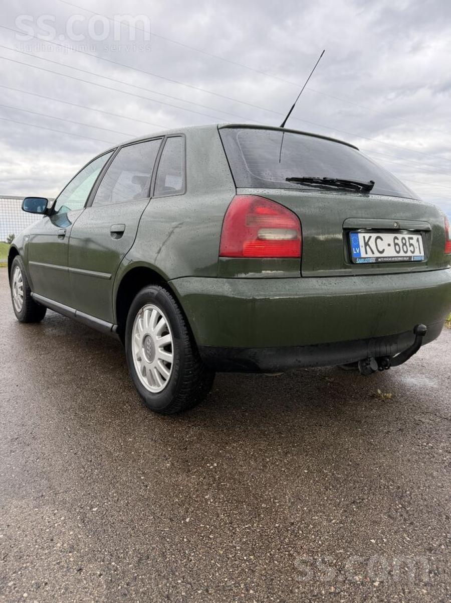 Zaļš Audi A3 1999 Rīga, ar dzinēja tilpumu 1.60 L un nobraukumu 267 tūkst. km par 1500 €, foto 7 vietnē AUTOMOTO.COM.LV