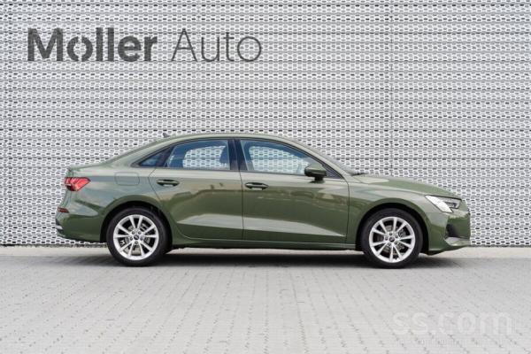 Green Audi A3 2025 in Riga, with an engine capacity of 1.50 L and mileage of 23 thousand km for 27900 €, photo 6 on AUTOMOTO.COM.LV