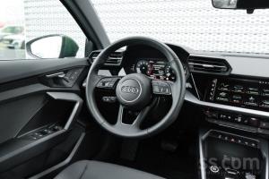 Green Audi A3 2025 in Riga, with an engine capacity of 1.50 L and mileage of 23 thousand km for 27900 €, photo 47 on AUTOMOTO.COM.LV