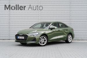 Zaļš Audi A3 2025 Mārupe, ar dzinēja tilpumu 1.50 L un nobraukumu 23 tūkst. km par 27900 €, foto  vietnē AUTOMOTO.COM.LV