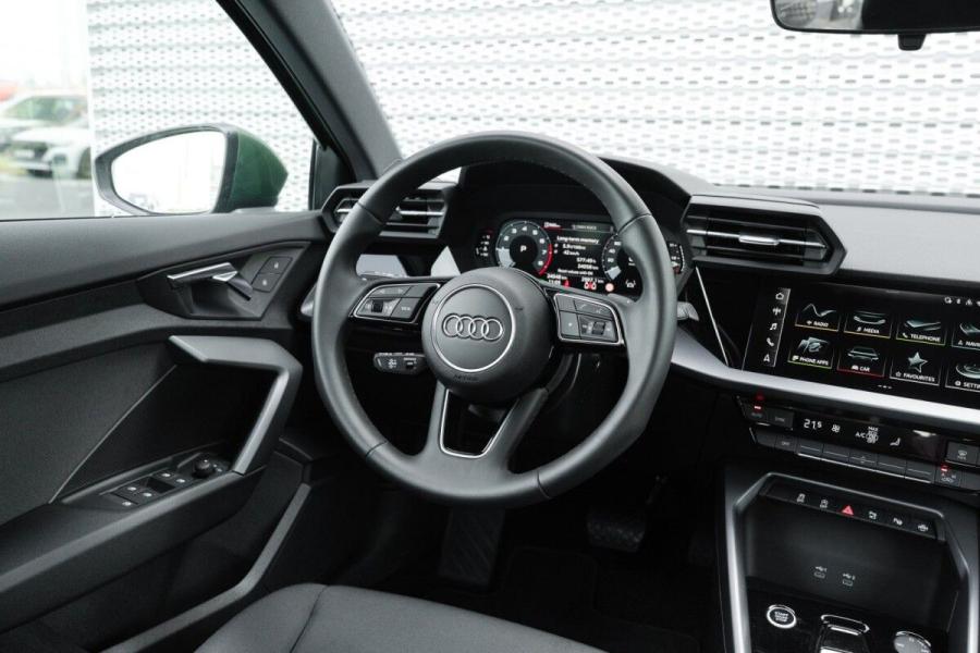 Zaļš Audi A3 2025 Mārupe, ar dzinēja tilpumu 1.50 L un nobraukumu 23 tūkst. km par 27900 €, foto 24 vietnē AUTOMOTO.COM.LV