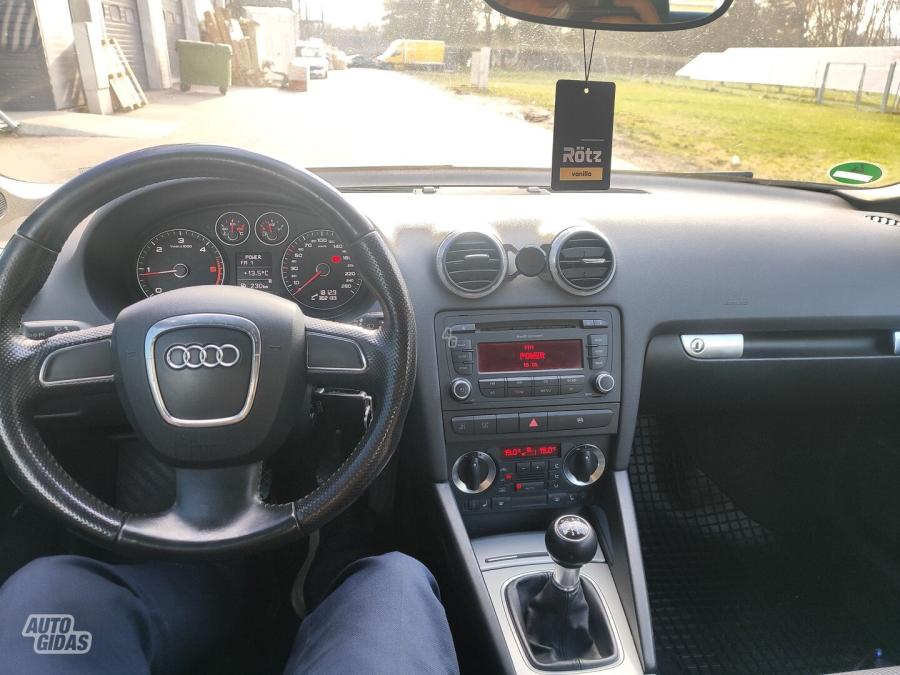 Pelēks Audi A3 2008 Kauņa, ar dzinēja tilpumu 2.00 L un nobraukumu 303 tūkst. km par 5000 €, foto 20 vietnē AUTOMOTO.COM.LV