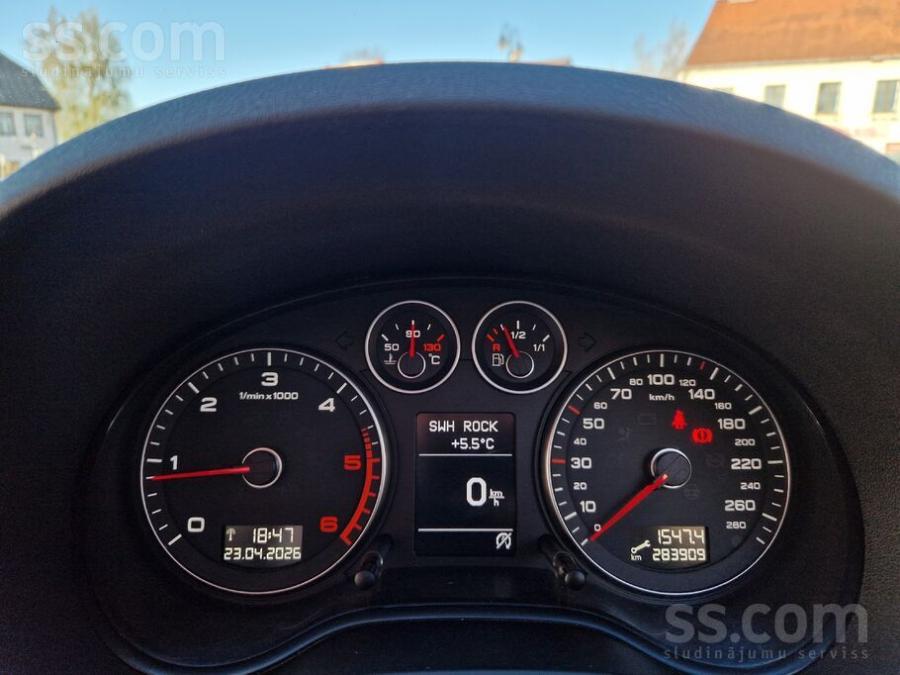 Серый Ауди А3 2009 в Бауска, объемом двигателя 1.60 л и пробегом 283 тыс. км за 5400 €, фото 25 на AUTOMOTO.COM.LV