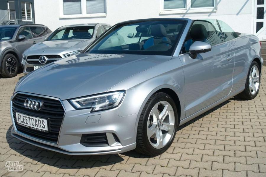 Grey Audi A3 2017 in Kaunas, with an engine capacity of 1.50 L and mileage of 34 thousand km for 23945 €, photo 2 on AUTOMOTO.COM.LV