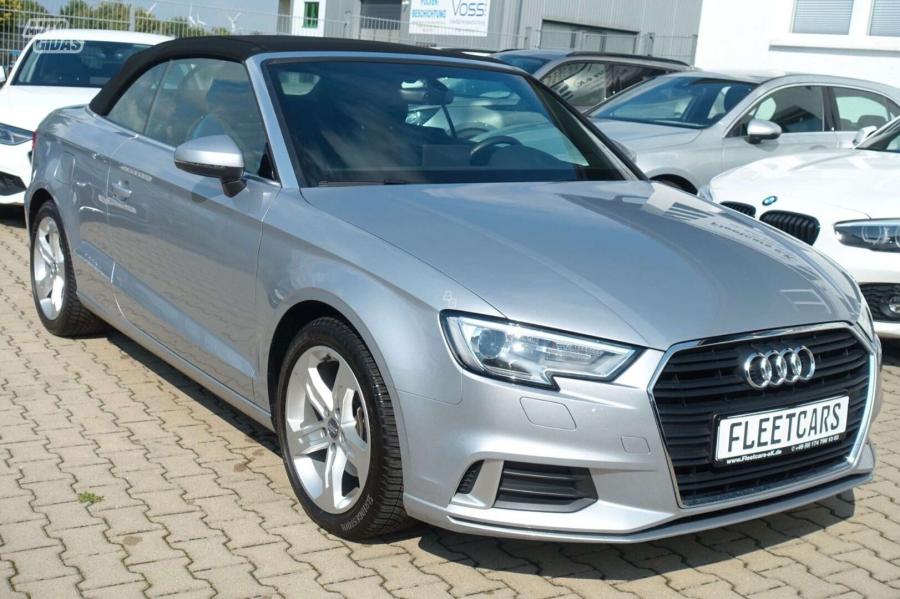 Grey Audi A3 2017 in Kaunas, with an engine capacity of 1.50 L and mileage of 34 thousand km for 23945 €, photo 4 on AUTOMOTO.COM.LV