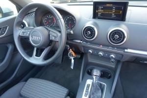 Grey Audi A3 2017 in Kaunas, with an engine capacity of 1.50 L and mileage of 34 thousand km for 23945 €, photo 11 on AUTOMOTO.COM.LV