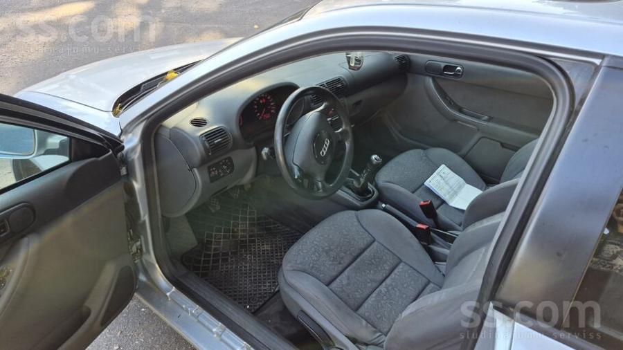 Pelēks Audi A3 1997 Rīga, ar dzinēja tilpumu 1.60 L un nobraukumu 391 tūkst. km par 1350 €, foto 8 vietnē AUTOMOTO.COM.LV