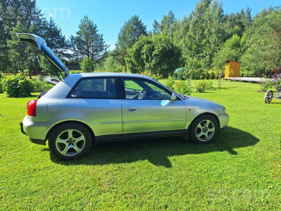 Grey Audi A3 2000 in Ogre, with an engine capacity of 1.90 L and mileage of 379 thousand km for 1100 €, photo 1 on AUTOMOTO.COM.LV
