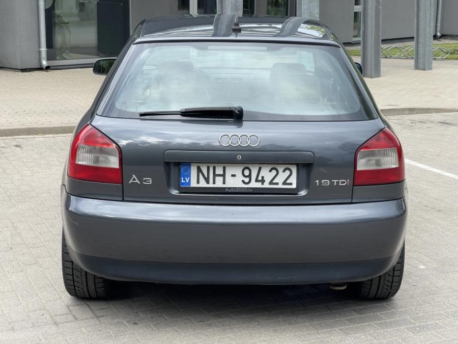 Grey Audi A3 2001 in Riga, with an engine capacity of 1.90 L and mileage of 270 thousand km for 2450 €, photo 21 on AUTOMOTO.COM.LV