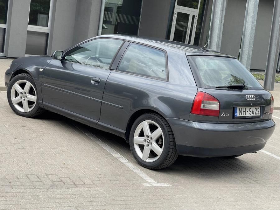 Grey Audi A3 2001 in Riga, with an engine capacity of 1.90 L and mileage of 270 thousand km for 2450 €, photo 26 on AUTOMOTO.COM.LV