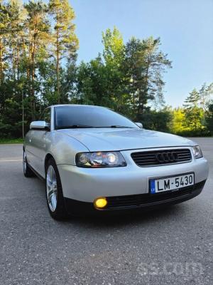 Pelēks Audi A3 2001 Rīga, ar dzinēja tilpumu 1.90 L un nobraukumu 315 tūkst. km par 2300 €, foto  vietnē AUTOMOTO.COM.LV