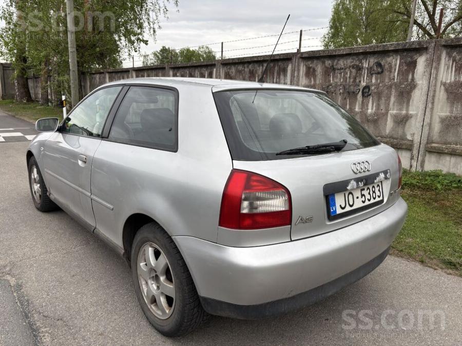 Pelēks Audi A3 2002 Rīga, ar dzinēja tilpumu 1.90 L un nobraukumu 290 tūkst. km par 1290 €, foto 6 vietnē AUTOMOTO.COM.LV