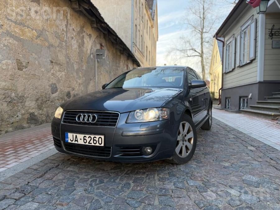 Серый Ауди А3 2003 в Цесис, объемом двигателя 2.00 л и пробегом 320 тыс. км за 1790 €, фото 1 на AUTOMOTO.COM.LV