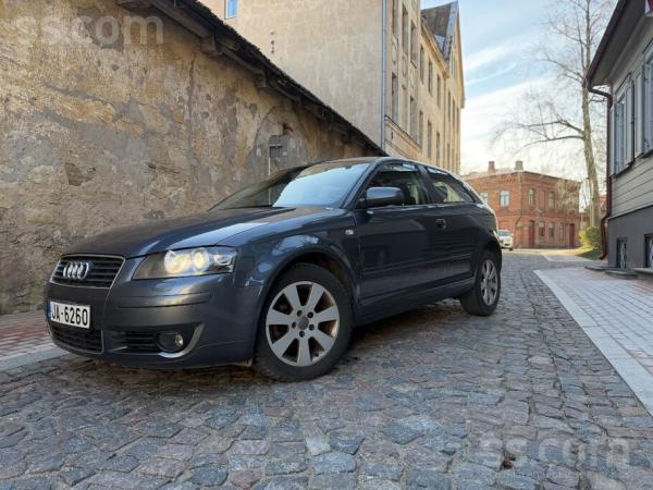 Grey Audi A3 2003 in Cesis, with an engine capacity of 2.00 L and mileage of 320 thousand km for 1790 €, photo 2 on AUTOMOTO.COM.LV