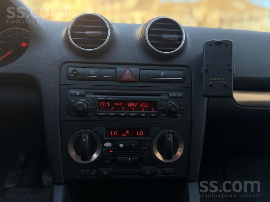 Серый Ауди А3 2003 в Цесис, объемом двигателя 2.00 л и пробегом 320 тыс. км за 1790 €, фото 22 на AUTOMOTO.COM.LV
