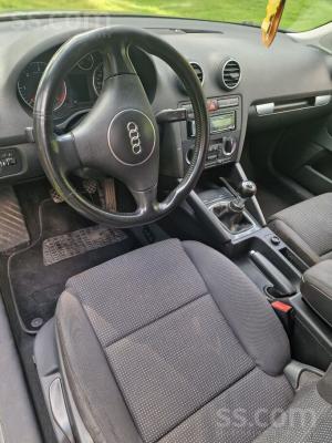Grey Audi A3 2003 in Ventspils, with an engine capacity of 1.90 L and mileage of 357 thousand km for 1700 €, photo 5 on AUTOMOTO.COM.LV