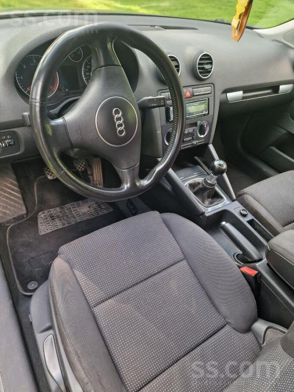 Pelēks Audi A3 2003 Ventspils, ar dzinēja tilpumu 1.90 L un nobraukumu 357 tūkst. km par 1700 €, foto 4 vietnē AUTOMOTO.COM.LV