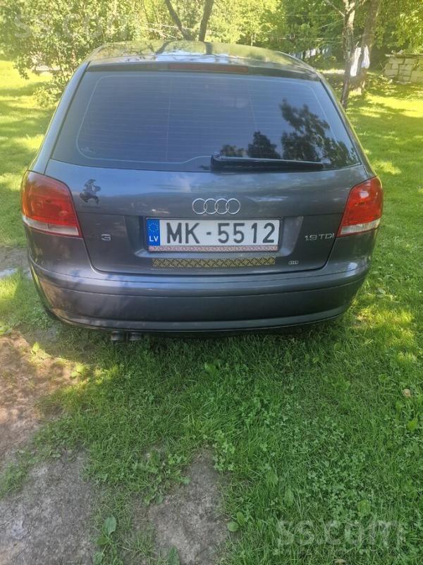 Pelēks Audi A3 2003 Ventspils, ar dzinēja tilpumu 1.90 L un nobraukumu 357 tūkst. km par 1700 €, foto 5 vietnē AUTOMOTO.COM.LV