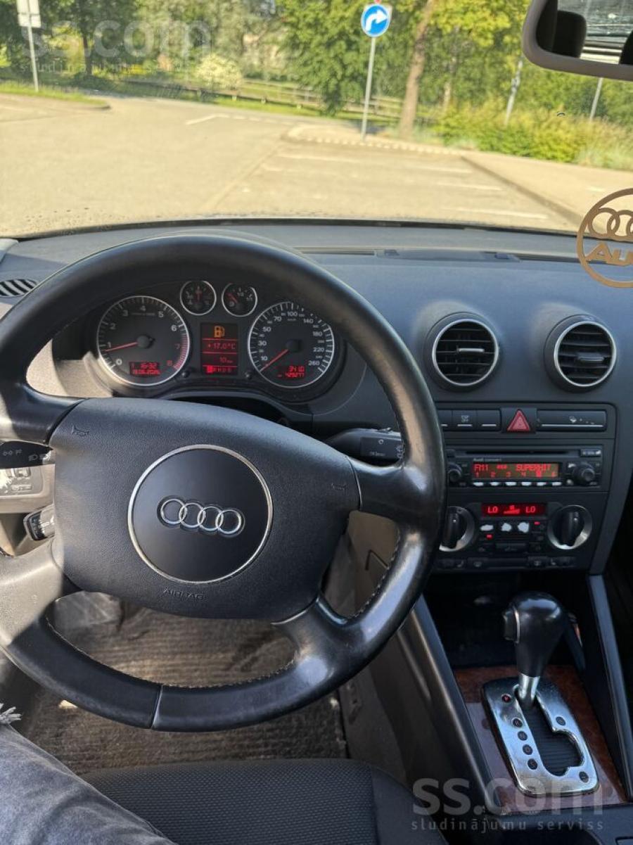 Pelēks Audi A3 2003 Saldus, ar dzinēja tilpumu 1.60 L un nobraukumu 421 tūkst. km par 1500 €, foto 7 vietnē AUTOMOTO.COM.LV