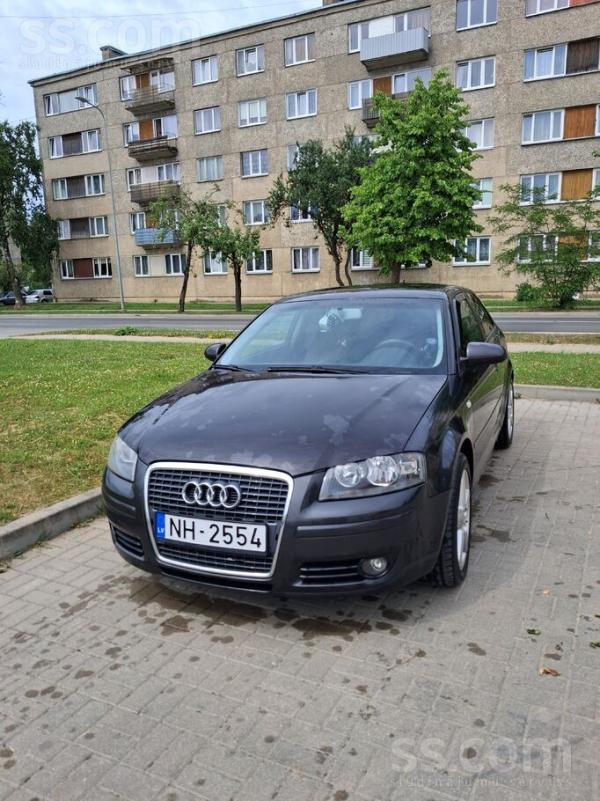 Grey Audi A3 2003 in Rezekne, with an engine capacity of 2.00 L and mileage of 344 thousand km for 1600 €, photo 1 on AUTOMOTO.COM.LV