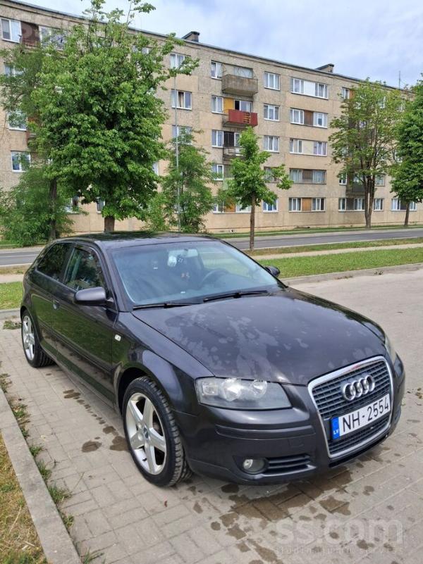 Grey Audi A3 2003 in Rezekne, with an engine capacity of 2.00 L and mileage of 344 thousand km for 1600 €, photo 2 on AUTOMOTO.COM.LV