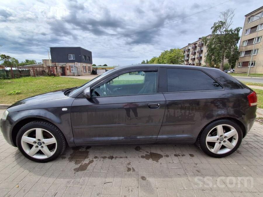Grey Audi A3 2003 in Rezekne, with an engine capacity of 2.00 L and mileage of 344 thousand km for 1600 €, photo 4 on AUTOMOTO.COM.LV
