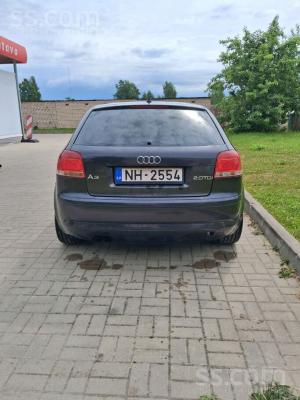 Grey Audi A3 2003 in Rezekne, with an engine capacity of 2.00 L and mileage of 344 thousand km for 1600 €, photo 6 on AUTOMOTO.COM.LV