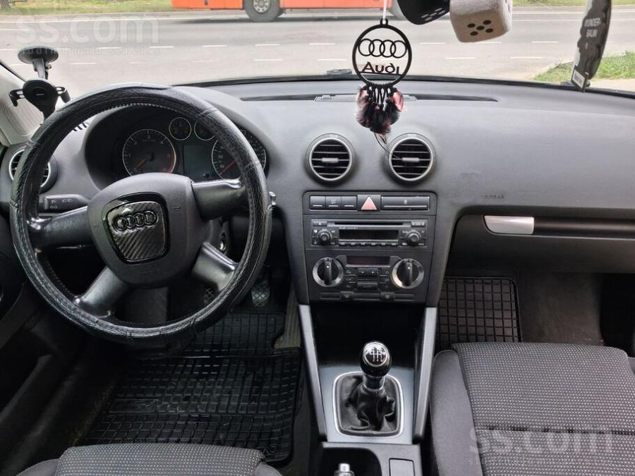 Grey Audi A3 2003 in Rezekne, with an engine capacity of 2.00 L and mileage of 344 thousand km for 1600 €, photo 11 on AUTOMOTO.COM.LV