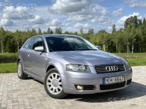 Grey Audi A3 2003 in Cesis, with an engine capacity of 1.60 L and mileage of 247 thousand km for 1350 €, photo  on AUTOMOTO.COM.LV