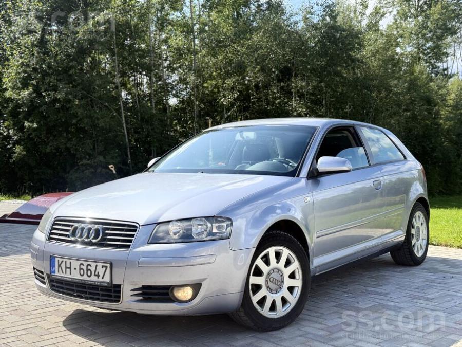 Grey Audi A3 2003 in Cesis, with an engine capacity of 1.60 L and mileage of 247 thousand km for 1350 €, photo 3 on AUTOMOTO.COM.LV