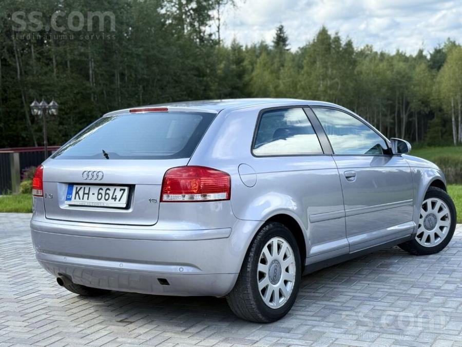 Grey Audi A3 2003 in Cesis, with an engine capacity of 1.60 L and mileage of 247 thousand km for 1350 €, photo 6 on AUTOMOTO.COM.LV