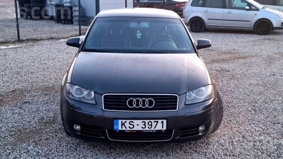 Pelēks Audi A3 2004 Cēsis, ar dzinēja tilpumu 2.00 L un nobraukumu 355 tūkst. km par 1900 €, foto 3 vietnē AUTOMOTO.COM.LV