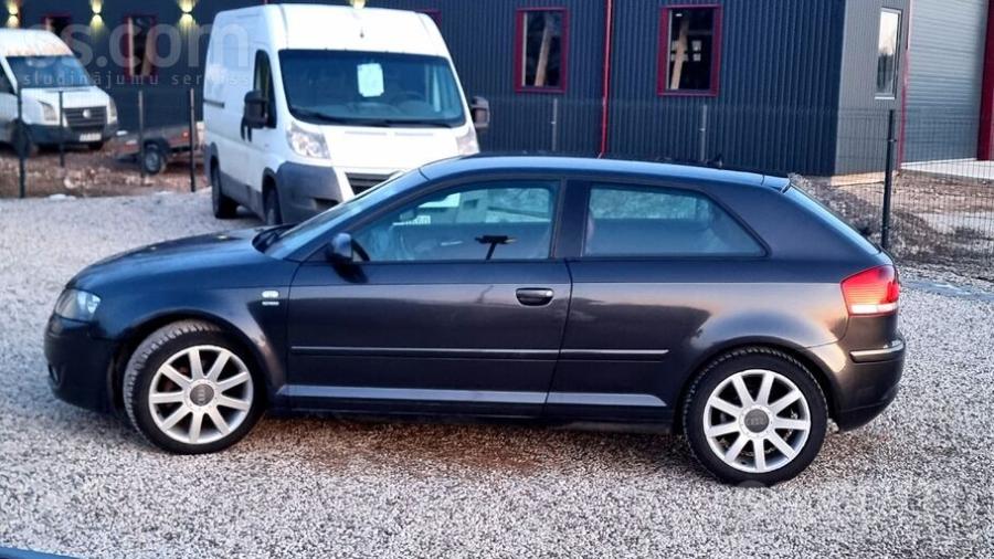 Pelēks Audi A3 2004 Cēsis, ar dzinēja tilpumu 2.00 L un nobraukumu 355 tūkst. km par 1900 €, foto 5 vietnē AUTOMOTO.COM.LV