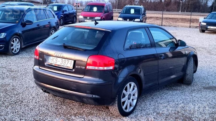 Pelēks Audi A3 2004 Cēsis, ar dzinēja tilpumu 2.00 L un nobraukumu 355 tūkst. km par 1900 €, foto 10 vietnē AUTOMOTO.COM.LV