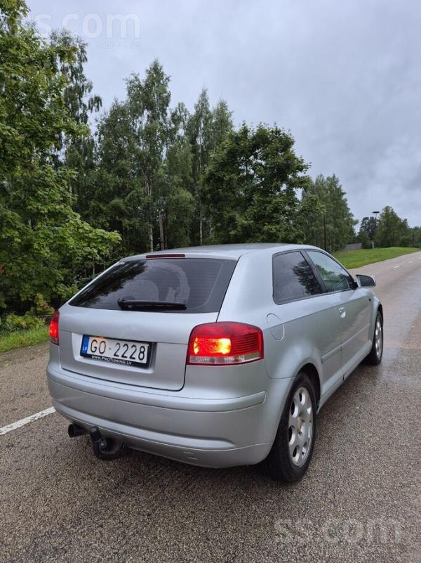 Серый Ауди А3 2004 в Алуксне, объемом двигателя 2.00 л и пробегом 423 тыс. км за 1350 €, фото 6 на AUTOMOTO.COM.LV