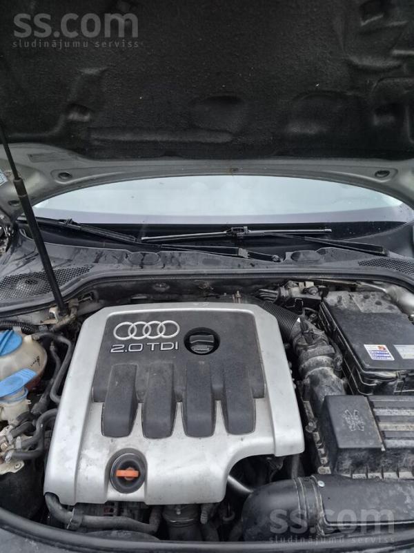 Grey Audi A3 2004 in Aluksne, with an engine capacity of 2.00 L and mileage of 423 thousand km for 1350 €, photo 10 on AUTOMOTO.COM.LV