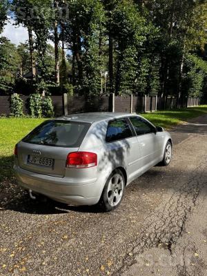 Grey Audi A3 2004 in Riga, with an engine capacity of 2.00 L and mileage of 309 thousand km for 1750 €, photo 5 on AUTOMOTO.COM.LV