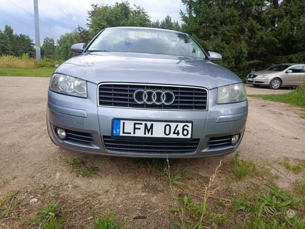 Pelēks Audi A3 2005 Viļņa, ar dzinēja tilpumu 1.60 L un nobraukumu 225 tūkst. km par 1000 €, foto 1 vietnē AUTOMOTO.COM.LV
