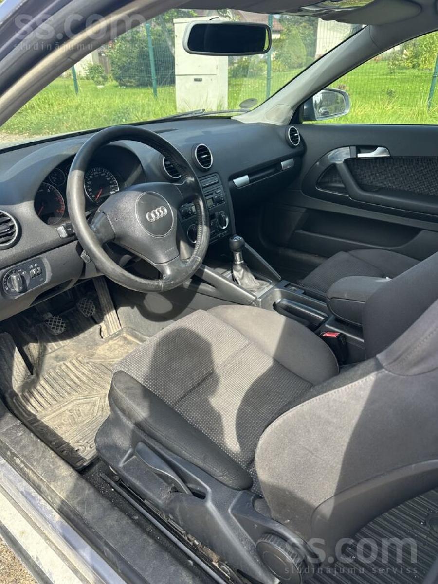 Pelēks Audi A3 2005 Gulbene, ar dzinēja tilpumu 1.90 L un nobraukumu 332 tūkst. km par 1450 €, foto 9 vietnē AUTOMOTO.COM.LV
