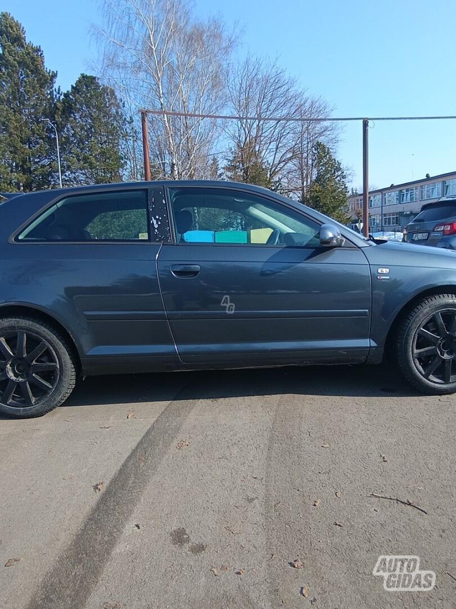 Pelēks Audi A3 2006 Panevēža, ar dzinēja tilpumu 1.60 L un nobraukumu 224 tūkst. km par 1900 €, foto 6 vietnē AUTOMOTO.COM.LV