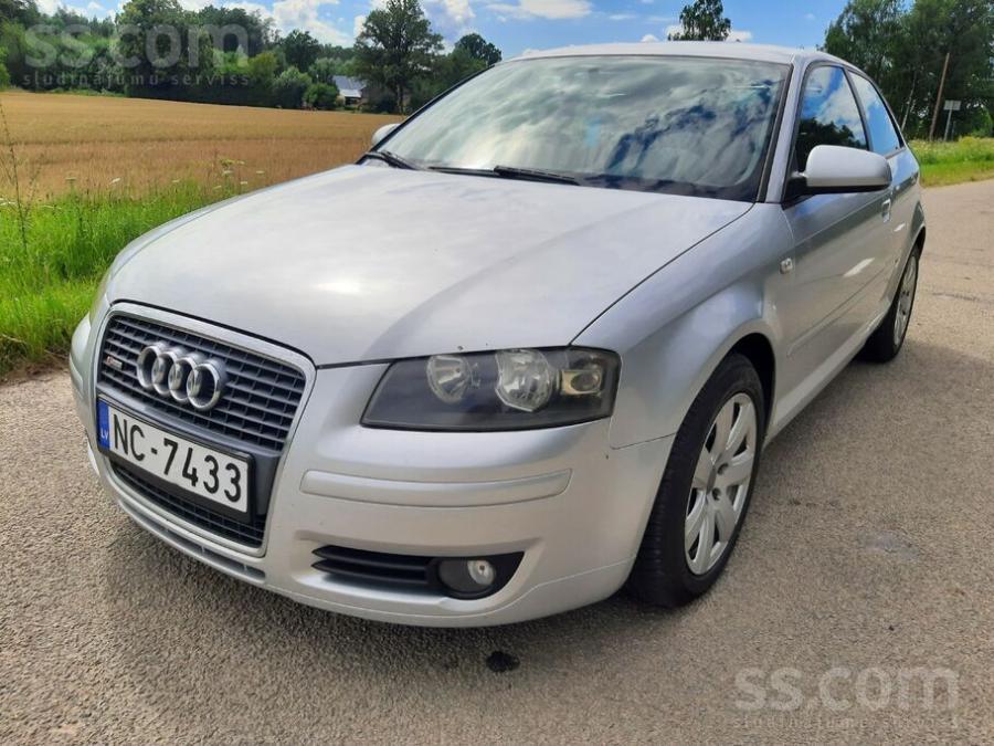 Pelēks Audi A3 2007 Bauska, ar dzinēja tilpumu 2.00 L un nobraukumu 348 tūkst. km par 3000 €, foto 2 vietnē AUTOMOTO.COM.LV