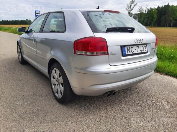 Pelēks Audi A3 2007 Bauska, ar dzinēja tilpumu 2.00 L un nobraukumu 348 tūkst. km par 3000 €, foto 3 vietnē AUTOMOTO.COM.LV