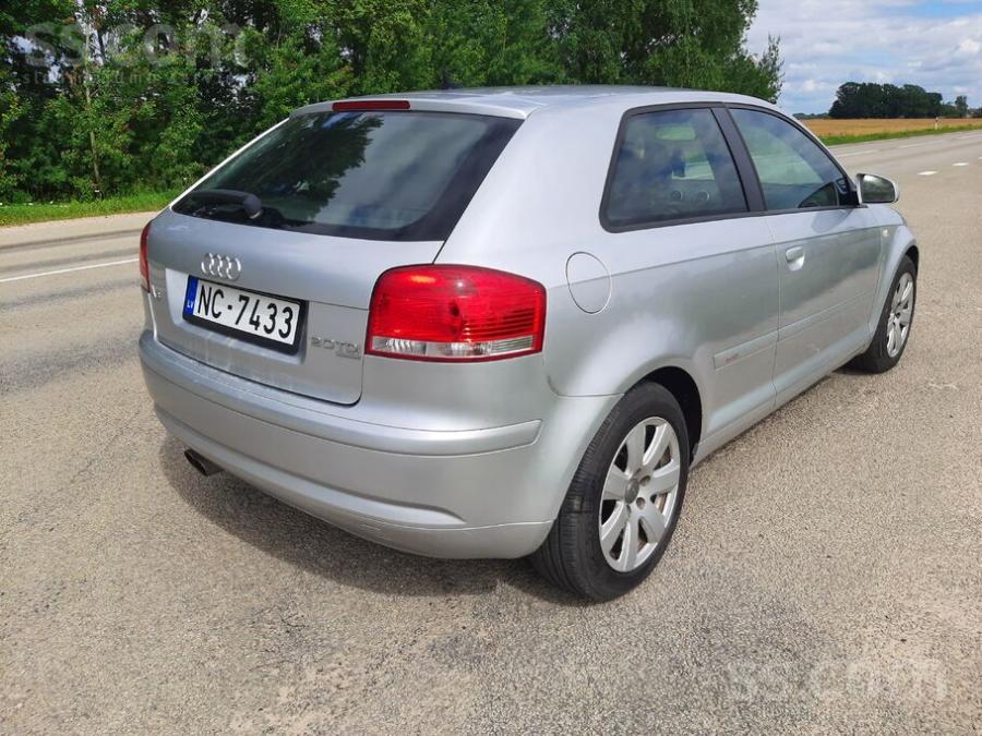 Pelēks Audi A3 2007 Bauska, ar dzinēja tilpumu 2.00 L un nobraukumu 348 tūkst. km par 3000 €, foto 4 vietnē AUTOMOTO.COM.LV