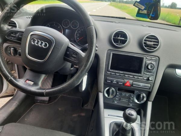 Pelēks Audi A3 2007 Bauska, ar dzinēja tilpumu 2.00 L un nobraukumu 348 tūkst. km par 3000 €, foto 9 vietnē AUTOMOTO.COM.LV