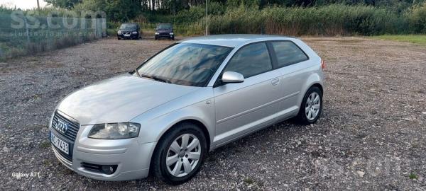 Grey Audi A3 2007 in Bauska, with an engine capacity of 2.00 L and mileage of 353 thousand km for 3150 €, photo 1 on AUTOMOTO.COM.LV