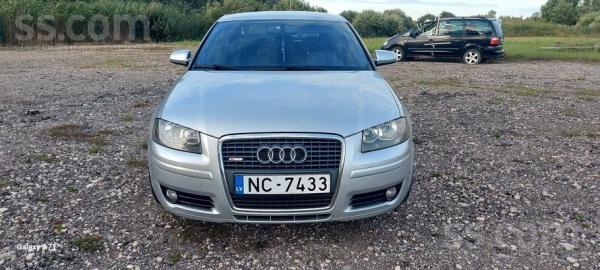 Grey Audi A3 2007 in Bauska, with an engine capacity of 2.00 L and mileage of 353 thousand km for 3150 €, photo 2 on AUTOMOTO.COM.LV