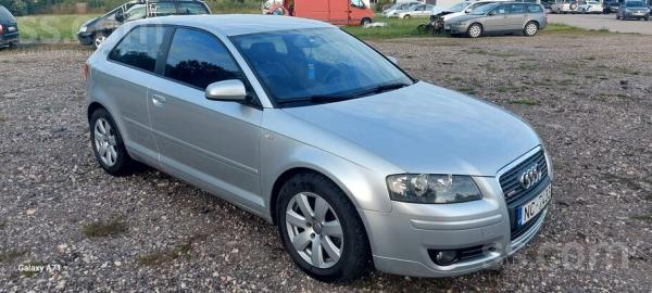 Grey Audi A3 2007 in Bauska, with an engine capacity of 2.00 L and mileage of 353 thousand km for 3150 €, photo 3 on AUTOMOTO.COM.LV